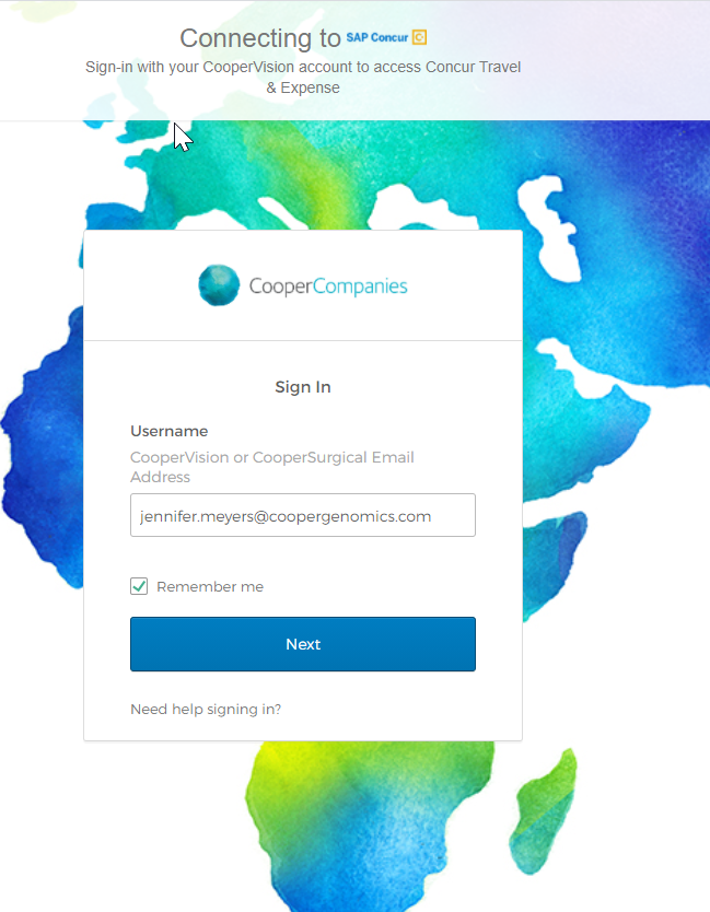 Concur Add Loyalty Programs – CooperSurgical